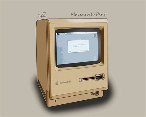 Eric Cartoon Apple Macintosh Plus By Eric2b01 On Deviantart