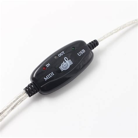 2m New Usb In Out Midi Interface Cable Converter Pc To Music Keyboard Cord Dinooz Estore