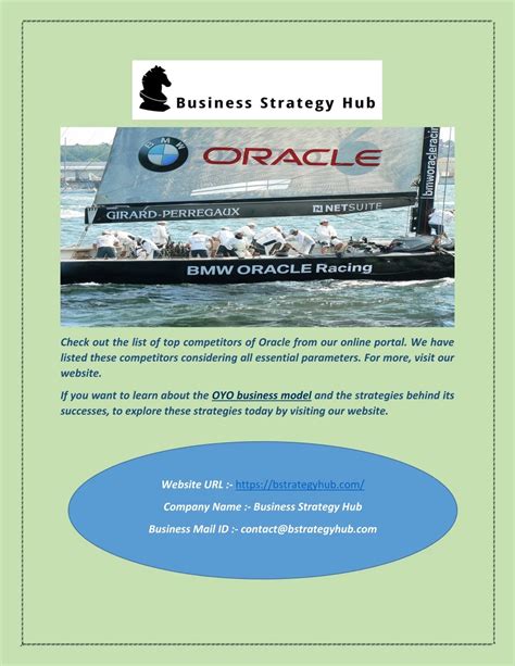 PPT Oracle Competitors Bstrategyhub Com PowerPoint Presentation Free Download ID