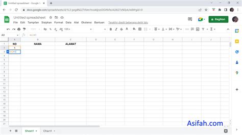 Cara Membuat Nomor Urut Otomatis Di Google Spreadsheet