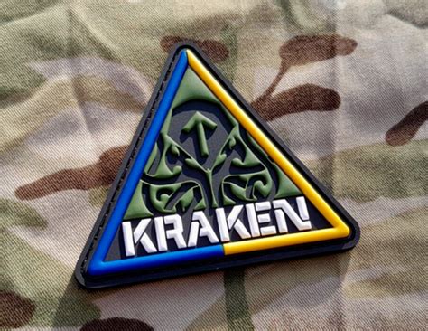 Kraken Regiment Ukrainian Flag 3d Pvc Patch Special Unit Sso Force Ukraine Ebay