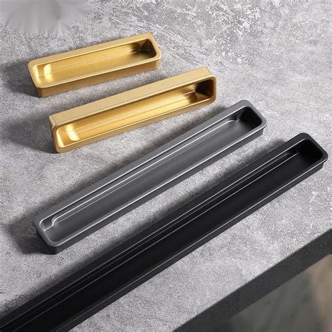 มือจับประตูตู้เสื้อผ้า ลิ้นชัก แบบซ่อนในตัว มีกาวในตัว มองไม่เห็น Shopee Thailand