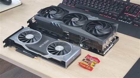 Rtx 4090 Vs 2080 Size Comparison Gummy Bears For Scale R Pcmasterrace