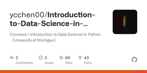 github ycchen00 introduction to data science in python coursera introduction to data