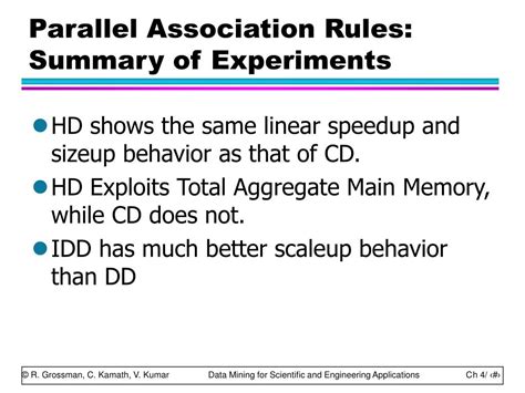 Ppt High Performance Data Mining Chapter 4 Association Rules Powerpoint Presentation Id1713000
