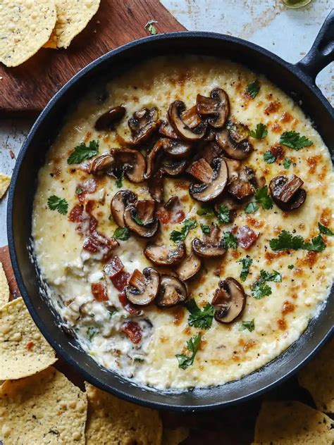 Mushroom Queso Fundido A Cheesy Flavor Packed Delight Fernanda Recipe