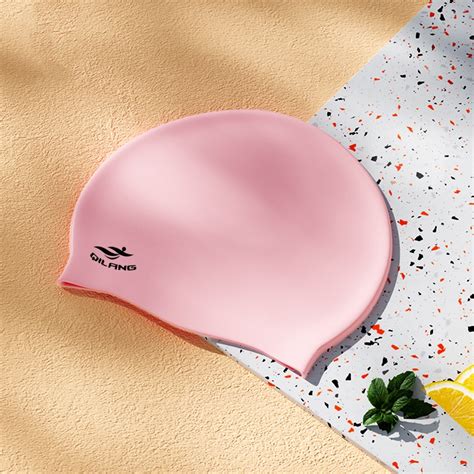 Intime หมวกว่ายน้ำซิลิโคน Silicone Swim Cap หมวกว่ายน้ำ อุปกรณ์ว่ายน้ำ ยืดหยุ่นได้ดี ใส่สบาย