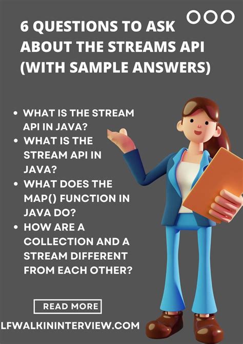 6 Questions To Ask About The Streams Api With Sample Answers Interview Questions Interview