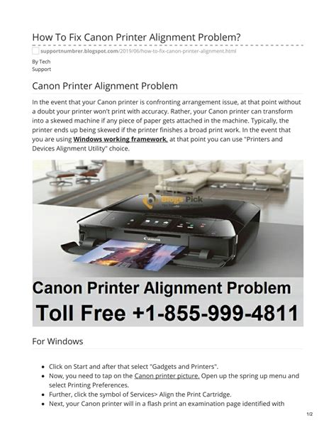 PPT How To Fix Canon Printer Alignment Problem PowerPoint Presentation ID