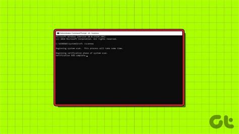 How To Use SFC Scannow To Repair Windows System Files Guiding Tech