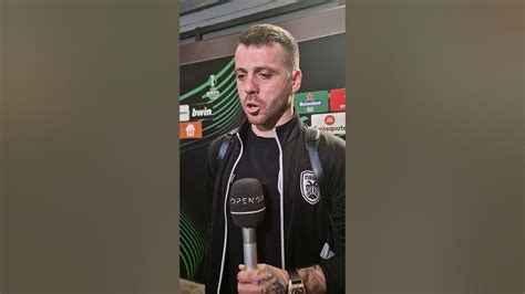 Ο Andre Vieirinha ΣΤΟ Gazzetta ΜΕΤΑ ΤΗΝ ΠΡΟΚΡΙΣΗ ΣΤΟΥΣ 8 ΤΟΥ Europa Conference League 1 2