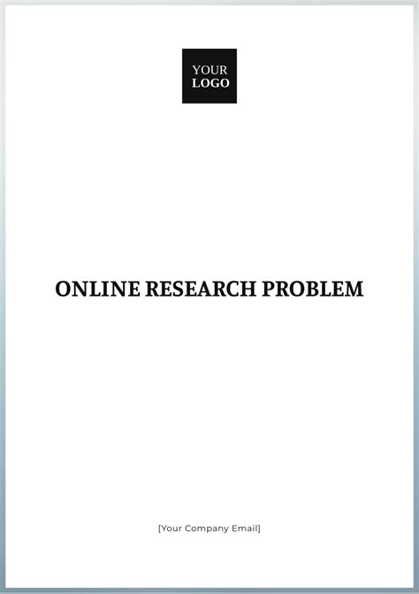 Free Academic Research Templates To Edit Online And Print