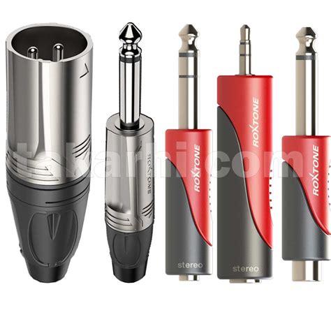 Adaptadores Y Conectores Xlr Trs Ts Rca Mm Mm