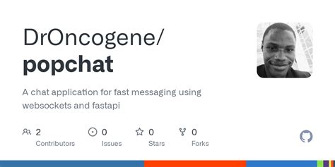 GitHub DrOncogene Popchat A Chat Application For Fast Messaging