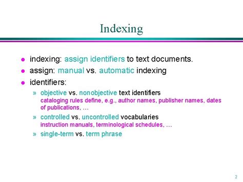 Automatic Indexing Automatic Text Processing By G Salton