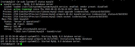Centos8安装mysql8 败给时光 博客园