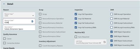 Inspection Processing Failedreasoncode Kinetic Erp Epicor User Help Forum