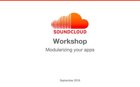 Modularizing Your Apps Speaker Deck