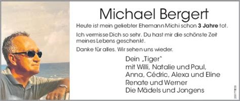 Herr Bergert Michael Nachrufe Und Jahrgedächtnis Grenzecho