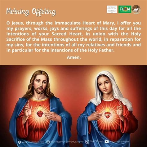 Smccfilipino O Jesus Through The Immaculate Heart Of Facebook