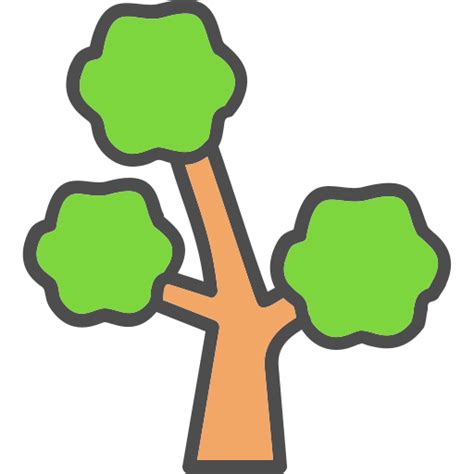 Tree Generic Outline Color Icon