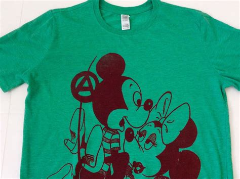 Punk Mickey Minnie Mouse Sex Tshirt Seditionaries Cartoon Etsy