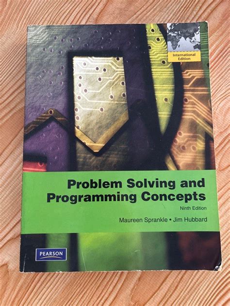 Problem Solving And Programming Concepts 9th Edition Pearson