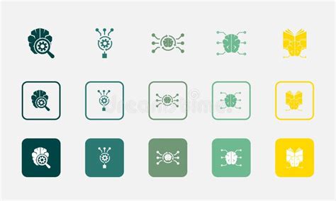 Deep Learning Algorithm Neural Network Stock Vector Illustration Of Website Banner 269012463
