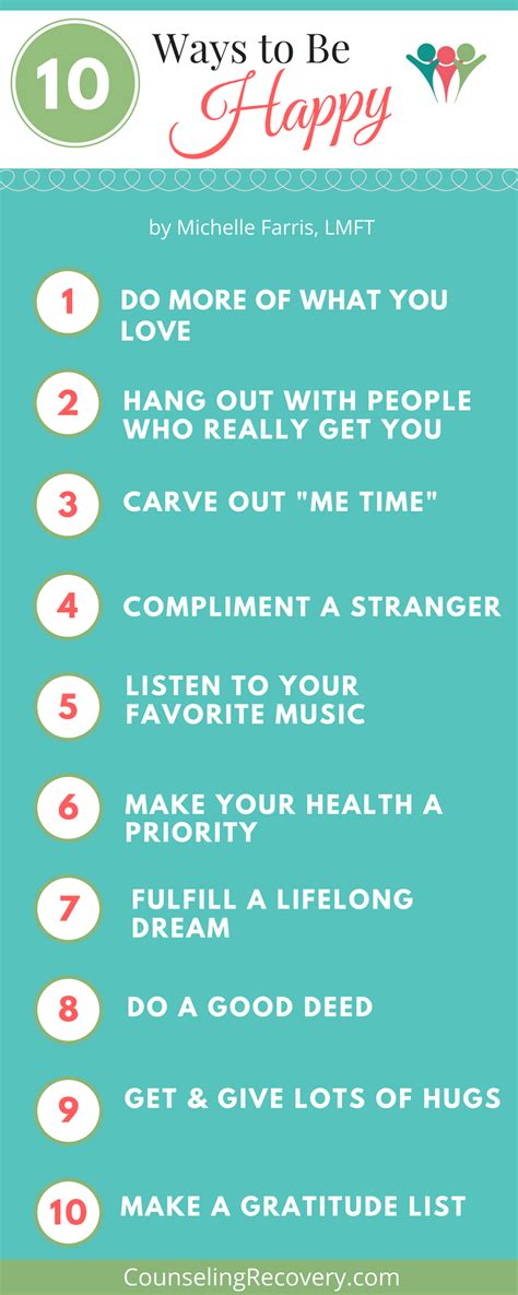 What You Can Do To Be Happy — Counseling Recovery Michelle Farris Lmft