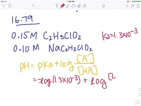 Solved 3 Calculate [h ] [oh] Ph Poh Of The Following Buffered