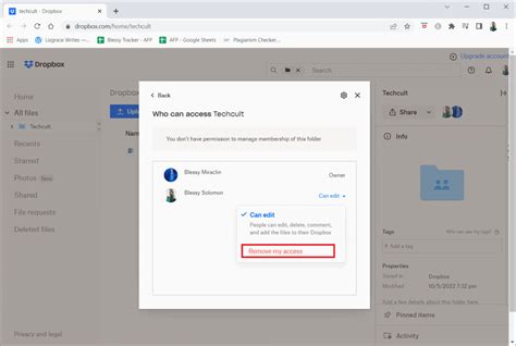 How Do I Remove Myself From A Dropbox Group TechCult