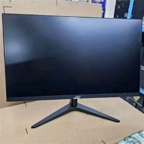 Jual Monitor Led Aoc 24 Inch Frameles Hdmi Fuul Hd Like New Garansi Shopee Indonesia