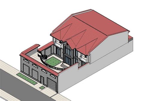 Classic House 3d Model Cgtrader