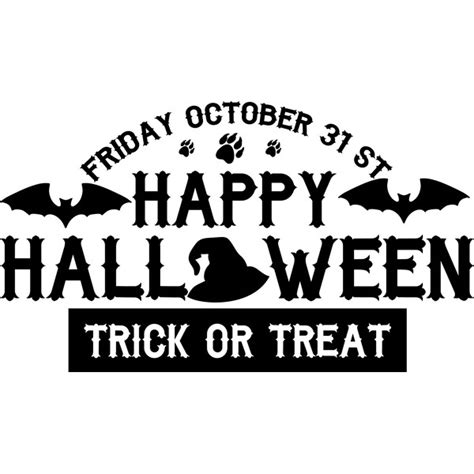 Friday October 31st Png Halloween Png Halloween Silhouette Inspire Uplift