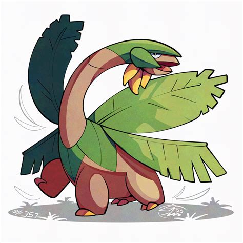 Tropius Pokemon Drawn By Mistray Art Danbooru