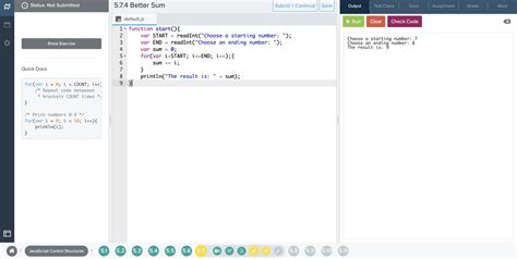 574 Better Sum Rcodehs