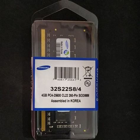Jual RAM LAPTOP SAMSUNG DDR4 4GB 3200Mhz SODIMM PC4 25600 Shopee Indonesia