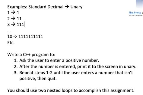 Solved Examples Standard Decimal → Unary 1 1 2 → 11 3