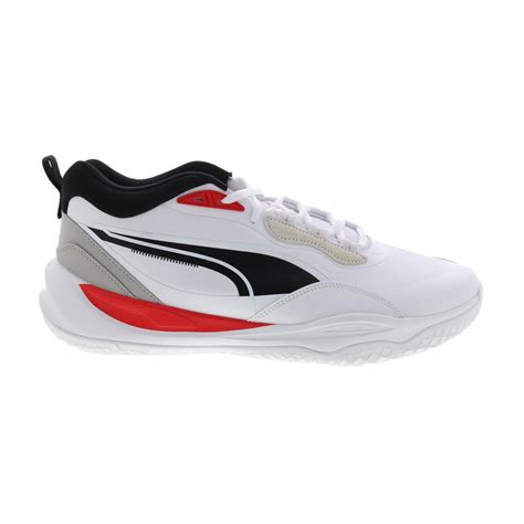 Puma Playmaker Pro Plus 37915601 Mens White Mesh Athletic Basketball S Ruze Shoes