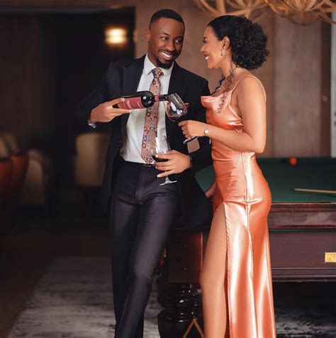 It Wasnt A Skit Saga Confirms He And Nini Are Engaged Bellanaija