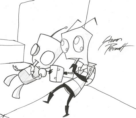 Invader Zim Sketch By Kimogila On Deviantart