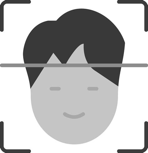 Face Recognition Vector Icon 20930061 Vector Art At Vecteezy