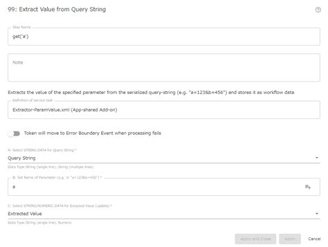 Extract Value From Query String Questetra Support