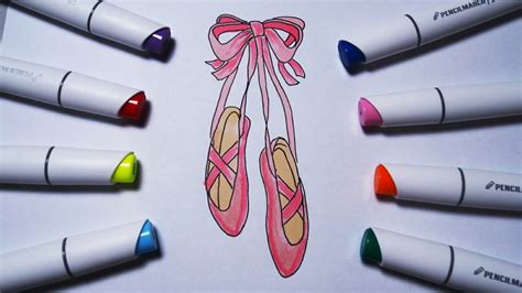 Простий малюнок для дітей Малюємо пуанти Youtube