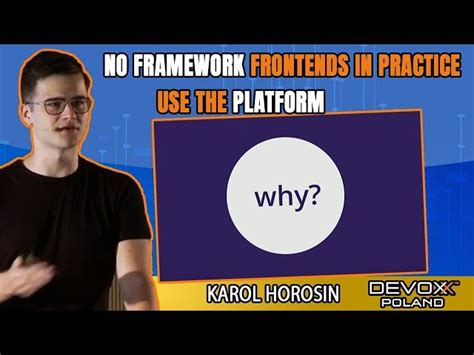 Free Video No Framework Frontends In Practice Modern Javascript Development Without