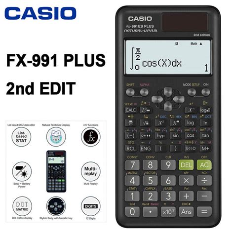 Casio Fx 991es Plus Functional Scientific 102digit Calculator School Student Engineer Instacos