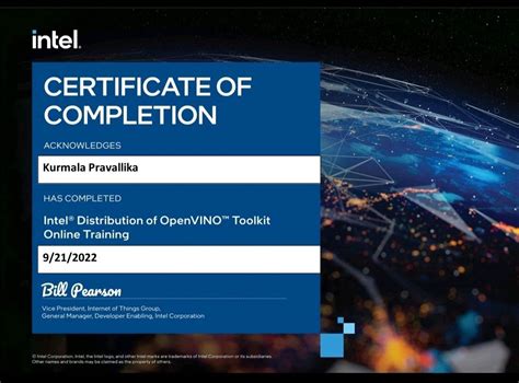 Kurmala Pravallika On Linkedin I Am Very Happy To Share My Intel Certificate Which I Had
