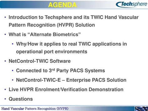 Ppt Vp Ii X Twic Hand Vascular Pattern Recognition System Powerpoint