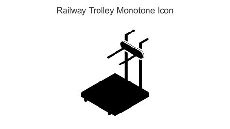 Railway Trolley Monotone Icon In Powerpoint Pptx Png And Editable Eps Format Ppt Powerpoint