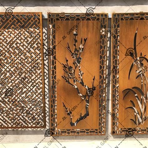 Лазерно изрязани декоративни панели Corten Доставчици производители фабрики Оферти на едро